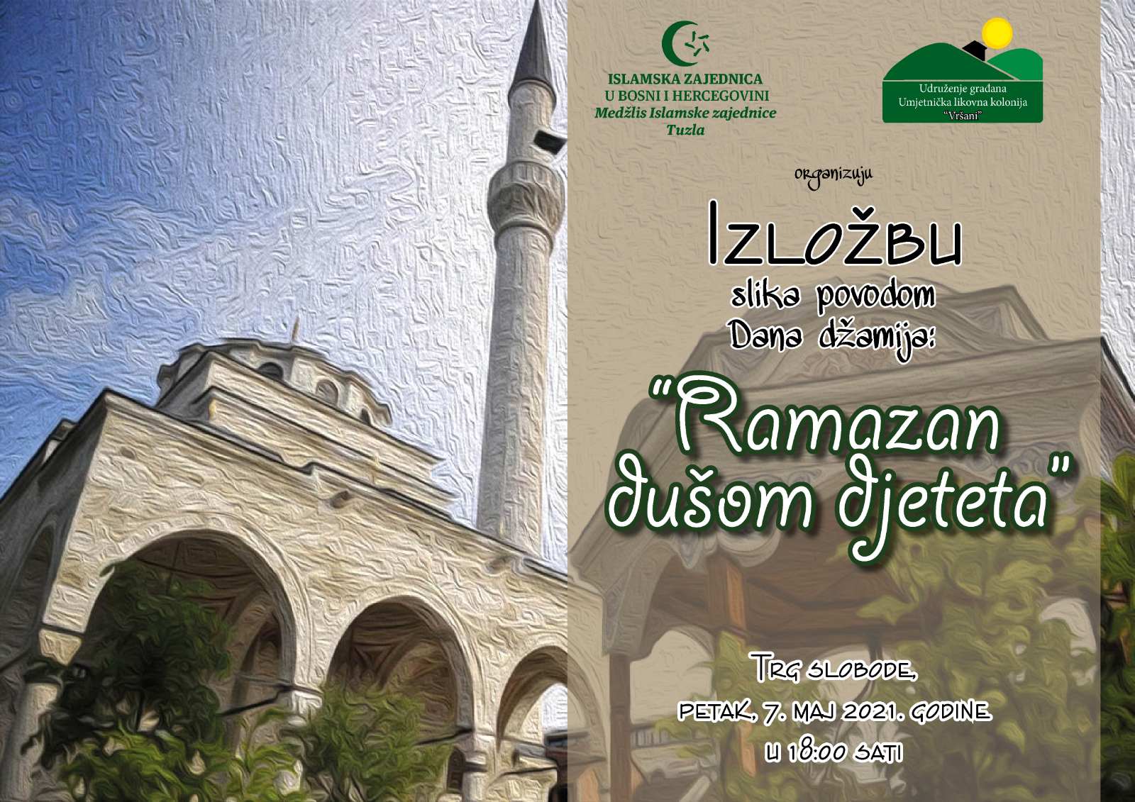 Dan džamija: Izložba slika „Ramazan dušom djeteta“ fShare - Tuzlanska ...